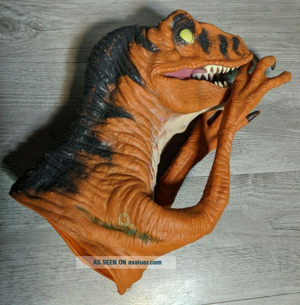 Vintage 1996 Jurassic Park The Lost World Raptor Dinosaur Hand Puppet ...
