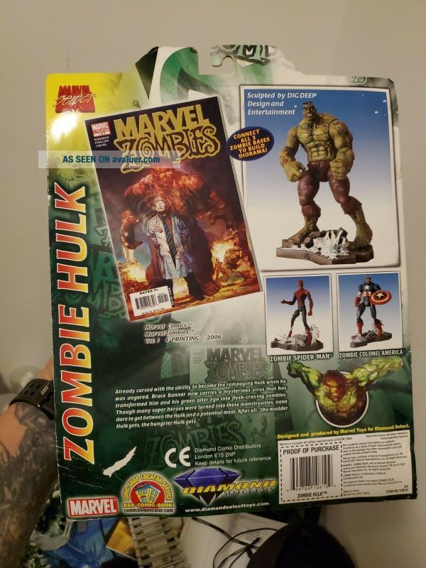 2007 Marvel Diamond Select Zombie Hulk Action Figure | #32326116