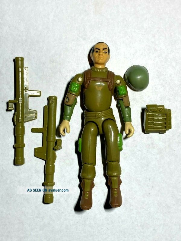 1980 ' S GI Joe ARAH Bazooka Soldier ZAP Action Figure Vintage Complete ...