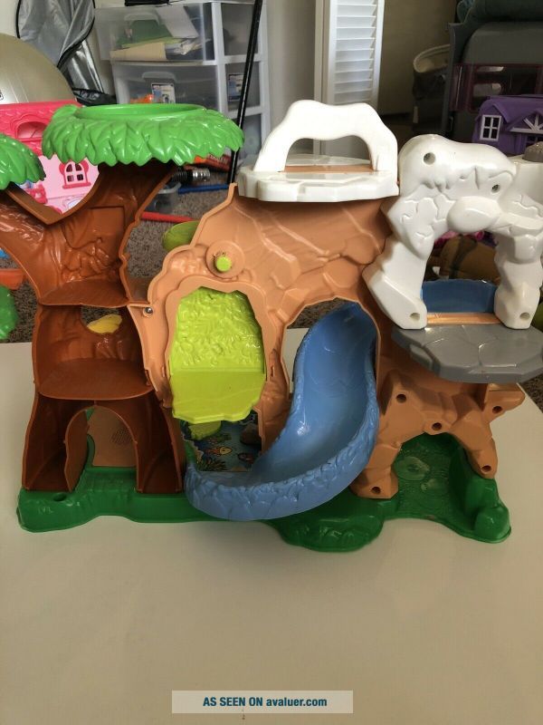 Fisher Price Little People Zoo Talkers Tree House Animal Sounds Jungle ...