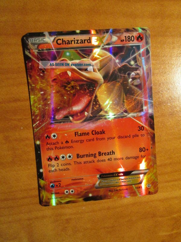 LP Pokemon CHARIZARD EX Card GENERATIONS Set 11/83 Ultra Rare 20th ...