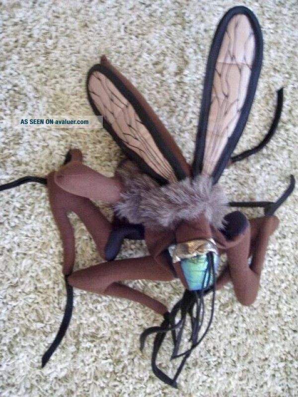 Folkmanis Mosquito Hand Puppet Furry Folk Insect Glove Vintage | #32385008