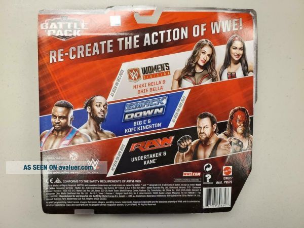 Mattel Battle Pack Nikki Bella Brie Bella WWE Wrestling Action Figure ...