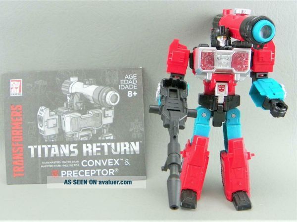 TRANSFORMERS Hasbro Generations Titans Return Deluxe PERCEPTOR W/Convex ...