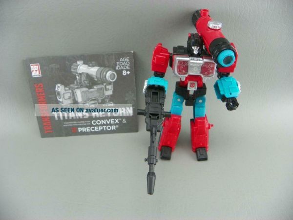 TRANSFORMERS Hasbro Generations Titans Return Deluxe PERCEPTOR W/Convex ...