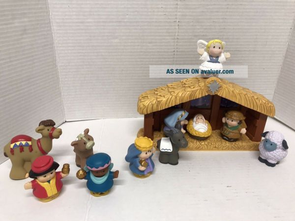 Fisher Price Little People Christmas Nativity Scene Baby Jesus 3 Wise ...