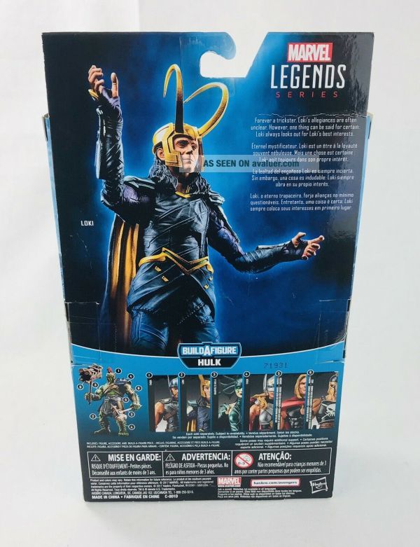 Legends Series Thor Ragnarok Loki Action Figure Build A Figure Hulk ...