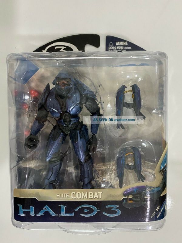 Halo 3 Elite Combat Blue Series 3 McFarlane Action Figure | #32500407