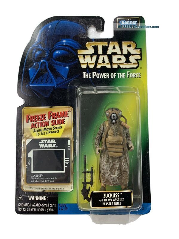 Star Wars Power Of The Force ZUCKUSS Figure W/ Heavy Assault Blaster ...