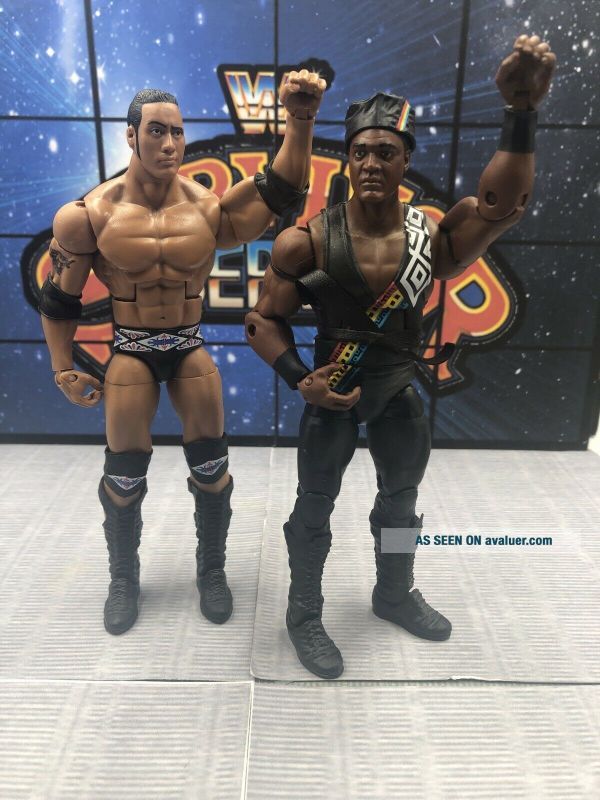 WWE Elite Flashback Series Nation Farooq The Rock Kmart Wrestling ...