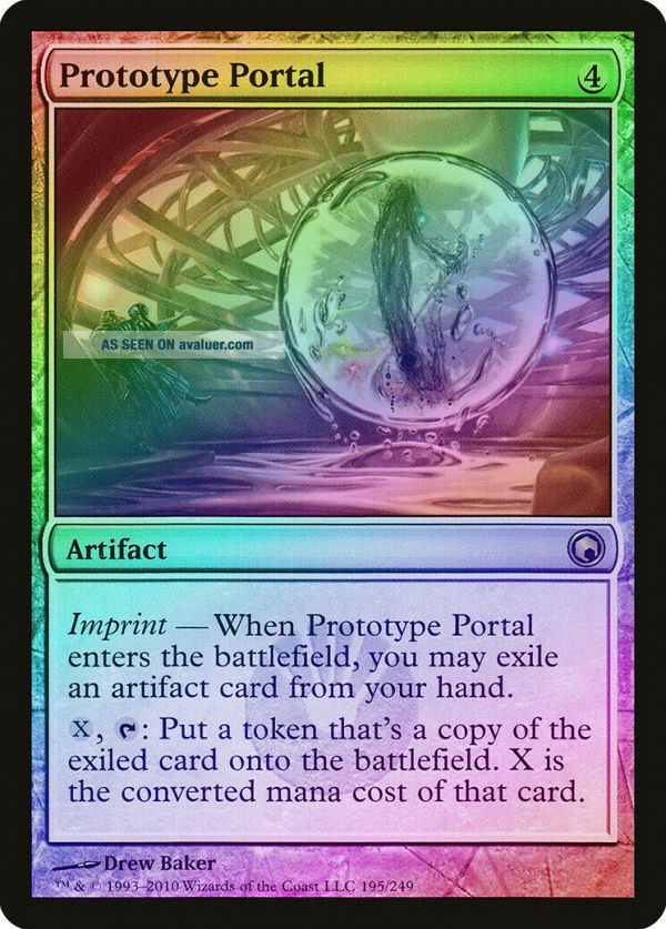 Prototype Portal FOIL Scars Of Mirrodin NM Artifact Rare MAGIC CARD ...