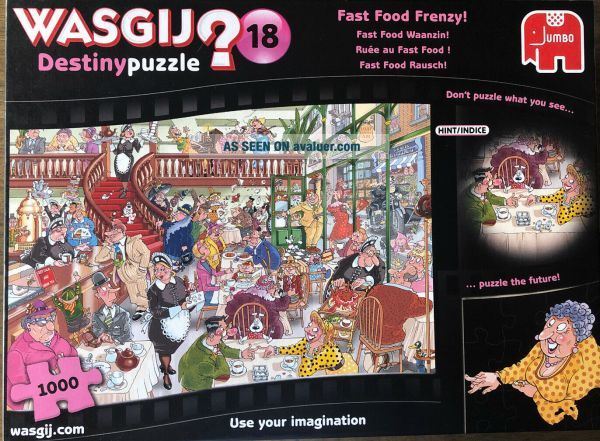 WASGIJ Destiny FAST FOOD FRENZY 18 1000 Piece Jigsaw Puzzle | #32582050