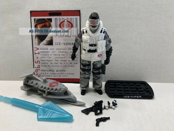 2009 GI Joe RISE OF COBRA ICE - VIPER V3 100 Complete Filecard FC ROC ...