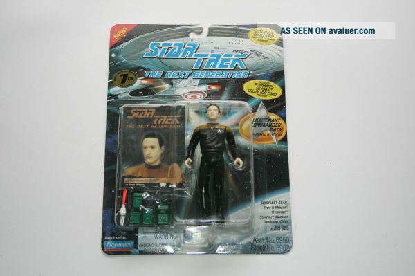 LCDR. Data 1994 Star Trek TNG Action Figure Playmates On Card | #32559346