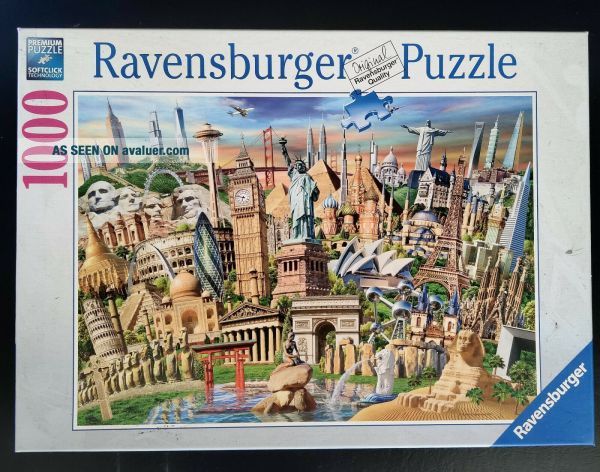 Ravensburger 1000 Piece Jigsaw Puzzle - World Landmarks - Complete ...