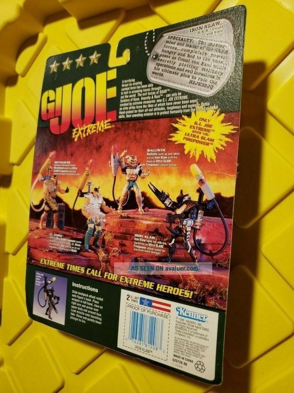 G. I. Joe - Extreme - IRON KLAW Action Figure 1995 Deluxe | #32581001
