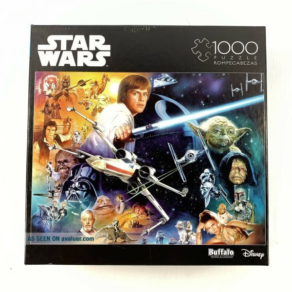 Star Wars Trilogy Luke Skywalker Jedi 1000 Piece Puzzle Buffalo Games ...