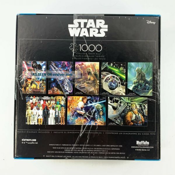 Star Wars Trilogy Luke Skywalker Jedi 1000 Piece Puzzle Buffalo Games ...