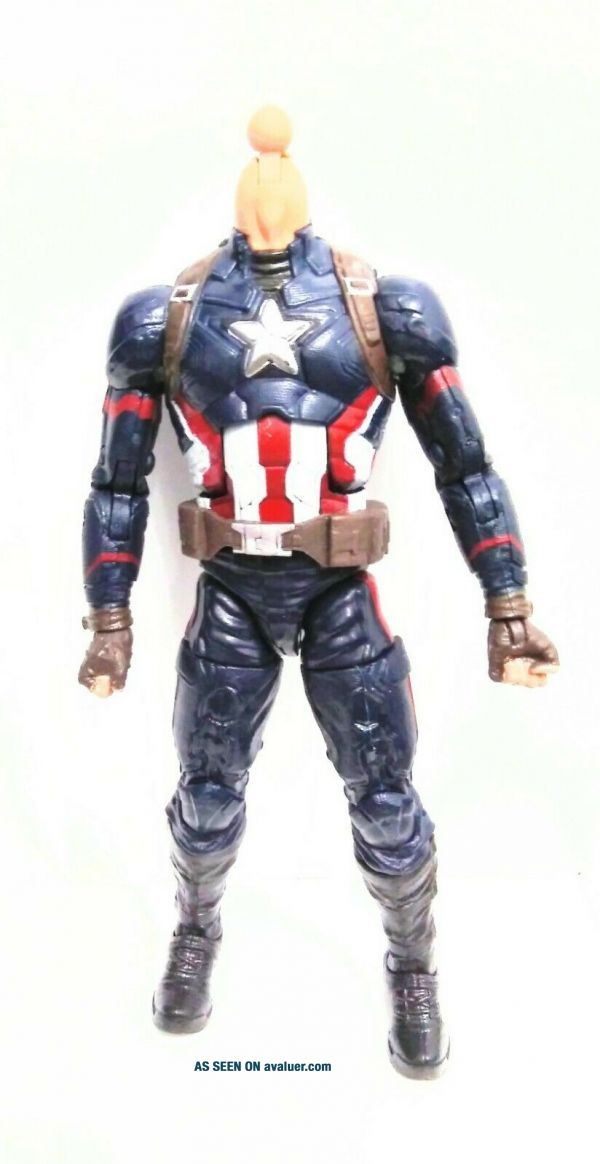 MARVEL LEGENDS CAPTAIN AMERICA BODY ONLY CUSTOM FODDER CIVIL WAR ...