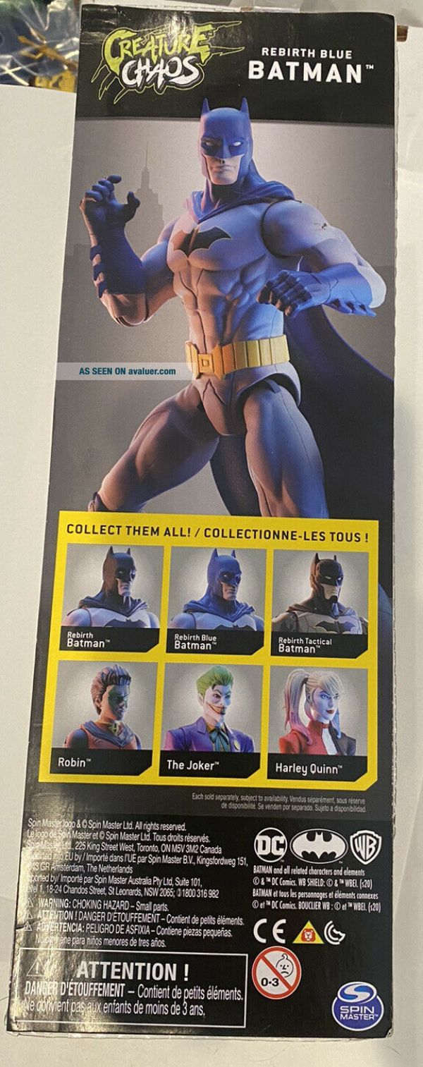 Batman Rebirth Blue 1st Edition DC Comics 12 " Action Figure From Spin ...