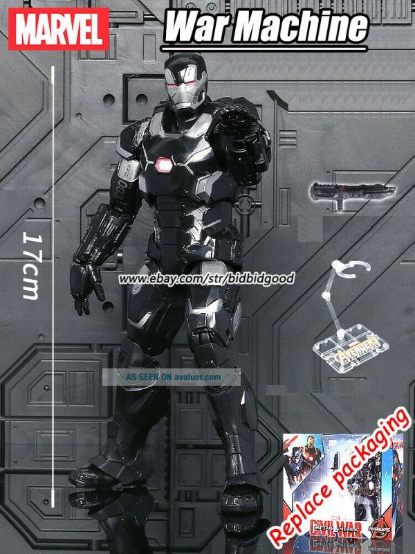 Marvel War Machine Avengers Legends Heroes 7in Action Figure Child ...