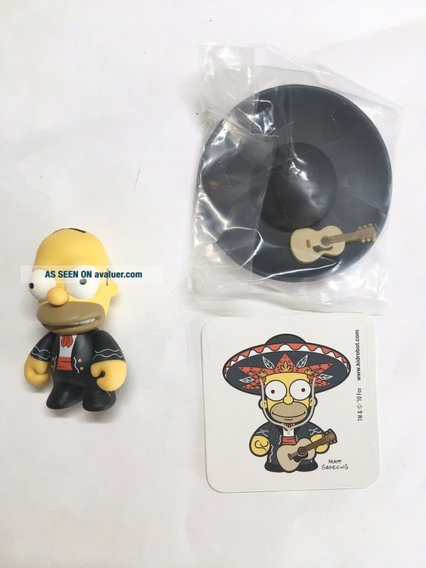 Kidrobot THE SIMPSONS Mini Series 2 MARIACHI HOMER Vinyl Figure Kid ...