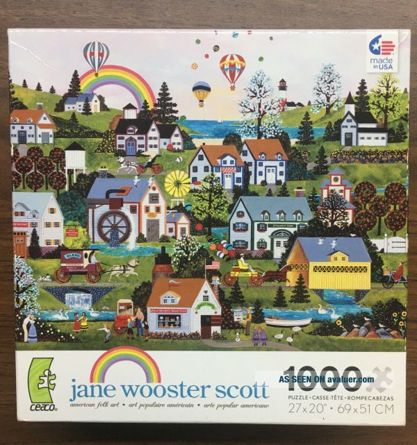 Ceaco Jane Wooster Scott Somewhere Over The Rainbow 1000 Piece Puzzle ...