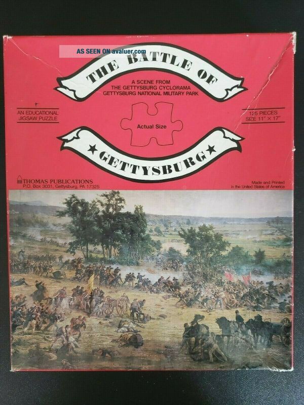 The Battle Of Gettysburg Civil War Jigsaw Puzzle Thomas Publications ...