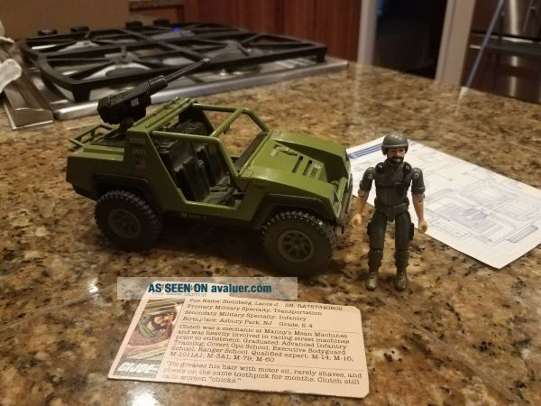 GI Joe VAMP With Straight Arm Clutch 1982 ARAH With Filecard And Tech ...