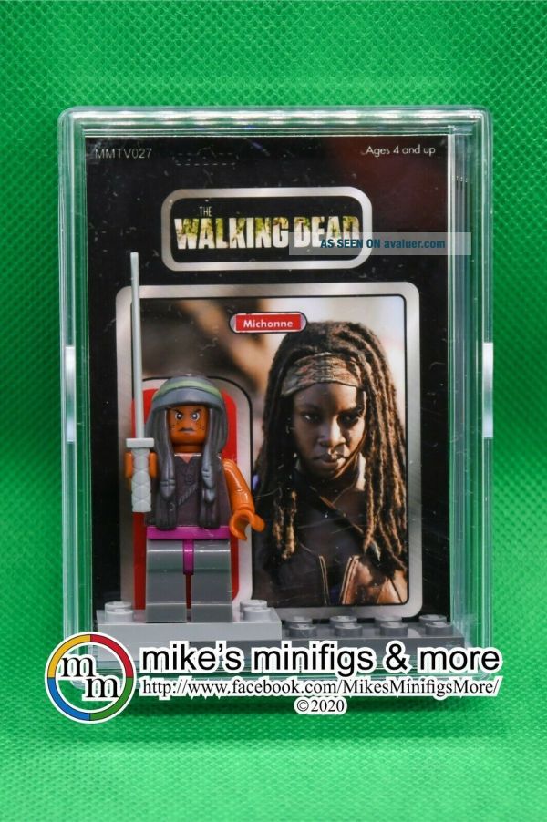 The Walking Dead MICHONNE Custom Carded Minifigure Display Mini ...
