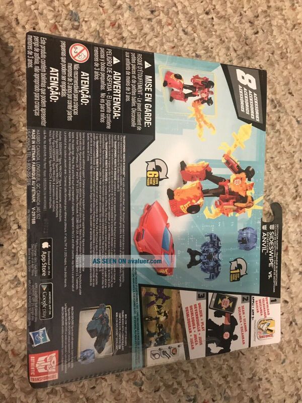 Transformers RID Decepticon Hunter SIDESWIPE VS MINI - CON ANVIL Battle ...