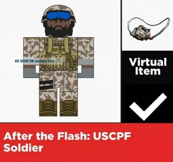After The Flash USCPF Soldier ROBLOX Virtual Game Code Deluxe Desert ...
