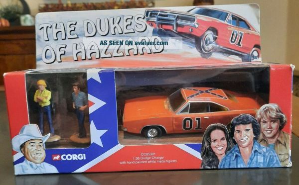 Dukes Of Hazzard 1:36 Diecast General Lee With Bo And Luke Figures ...