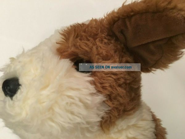 Ty 1995 ️ PATCHES ️ Plush 17 " Floppy Bean PUPPY DOG Cream Brown ...