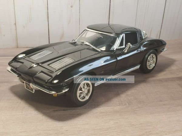 Ertl American Muscle 1963 Chevy Corvette Coupe 1:18 Scale Diecast Model ...