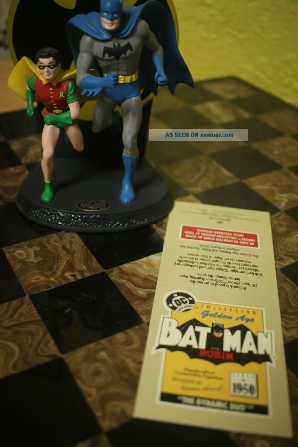 Batman & Robin Golden Age The Dynamic Duo Hallmark Figure Figurine ...