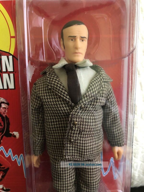 EMCE Biff Bang Pow Six Million Dollar Man Oscar Goldman 8 Inch Action ...