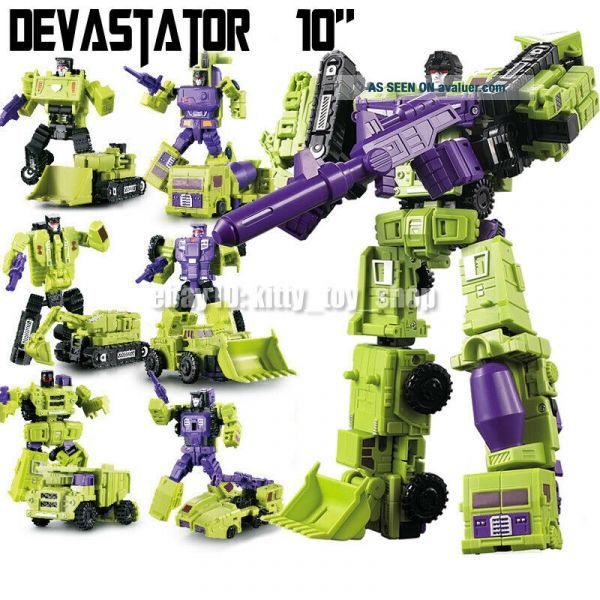 Construction Vehicles Engineering Truck Robot Combiner Devastator ...