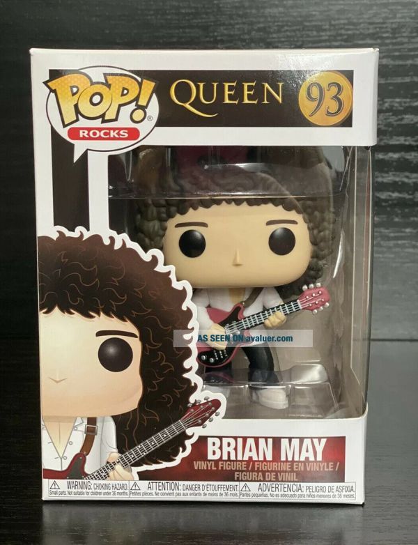 Pop Rocks: Queen - Brian May 93 Collectable Funko Pop Vinyl Figurine ...