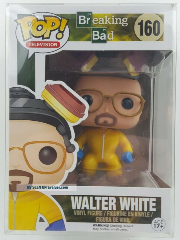 Breaking Bad Walter White 160 Yellow Hazmat Vaulted Funko Pop POP ...