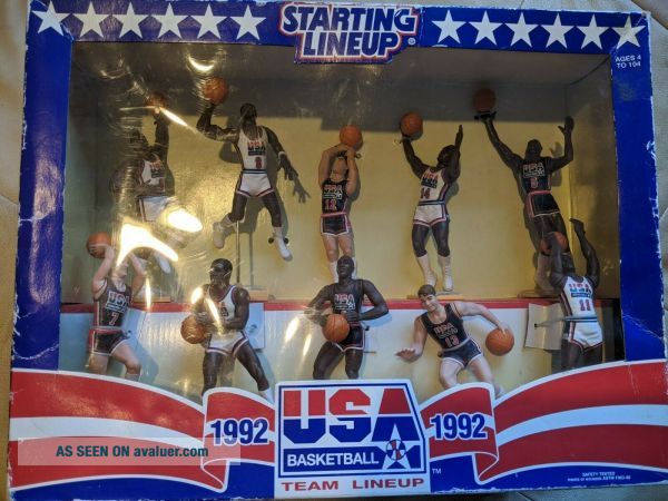 Vintage 1992 Kenner Starting Lineup USA Olympic Dream Team Set - NIB ...