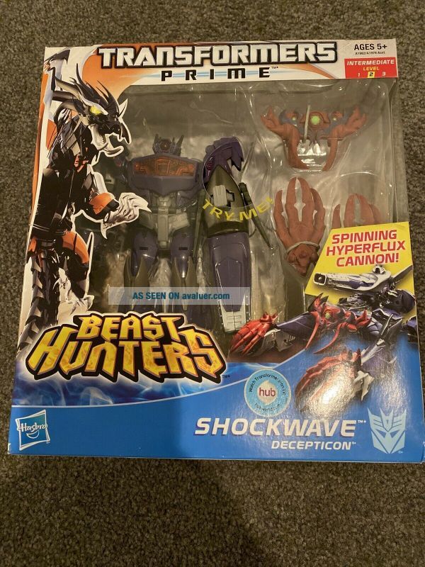 Hasbro Transformers Prime Beast Hunters Voyager Class Shockwave Figure ...