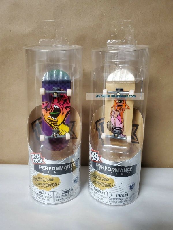 Tech Deck Performance Santa Cruz & TOY MACHINE WOOD Fingerboard ...