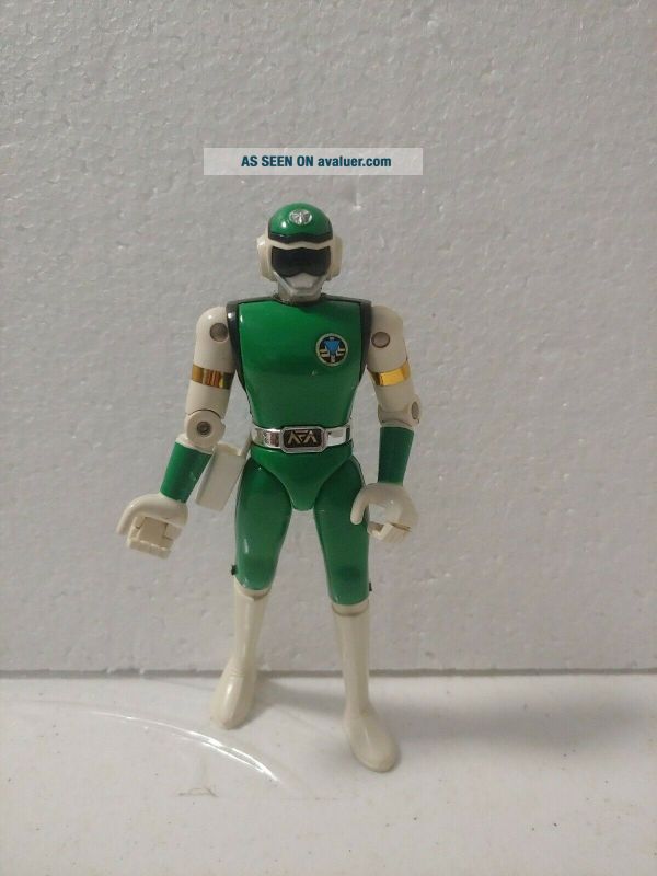 1980s Japanese Action Figure Bandai Green Power Ninja Ranger Robot ...