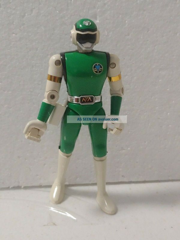 1980s Japanese Action Figure Bandai Green Power Ninja Ranger Robot ...