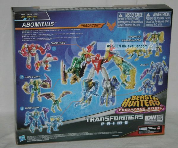 Transformers Prime Beast Hunters Abominus Target Series 2 Deluxe MOSC ...