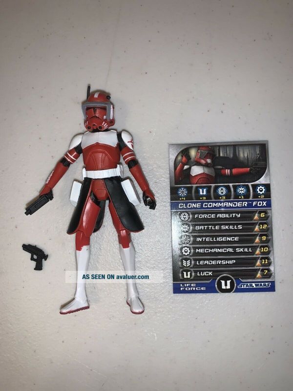Star Wars Clone Wars Animated TCW Loose Clone Trooper Commander Fox ...