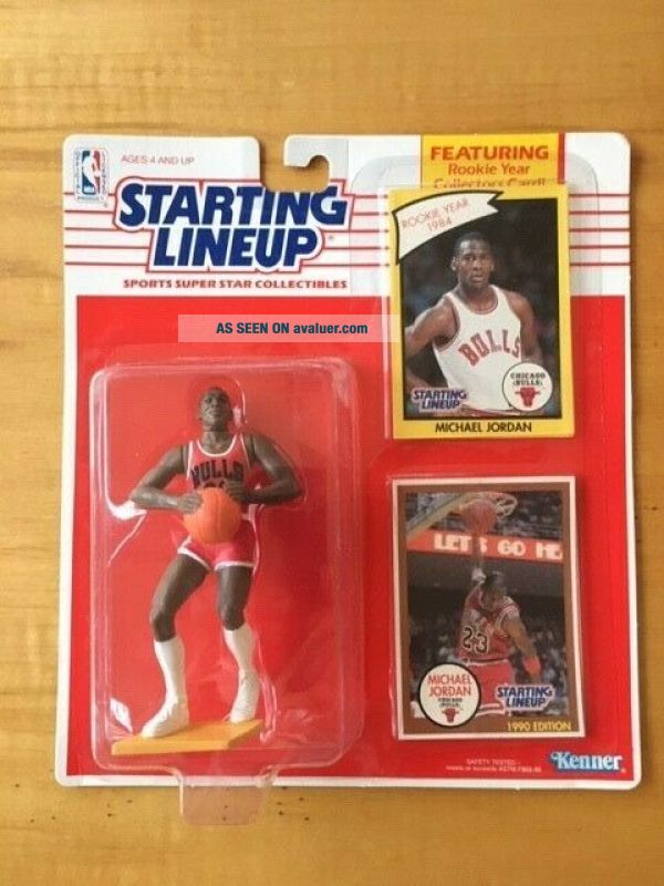 1990 Michael Jordan NBA Kenner SLU Starting Lineup Chicago Bulls ...