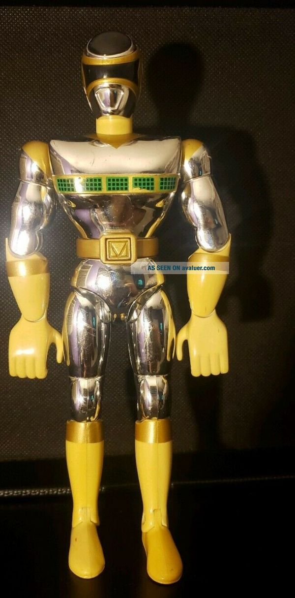 1998 POWER RANGERS IN SPACE FIGURE 8 " SILVER TALKS MIGHTY MORPHIN ...