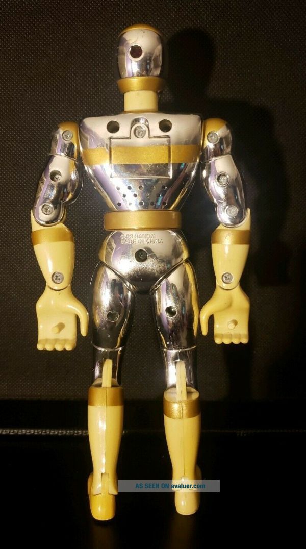 1998 POWER RANGERS IN SPACE FIGURE 8 " SILVER TALKS MIGHTY MORPHIN ...